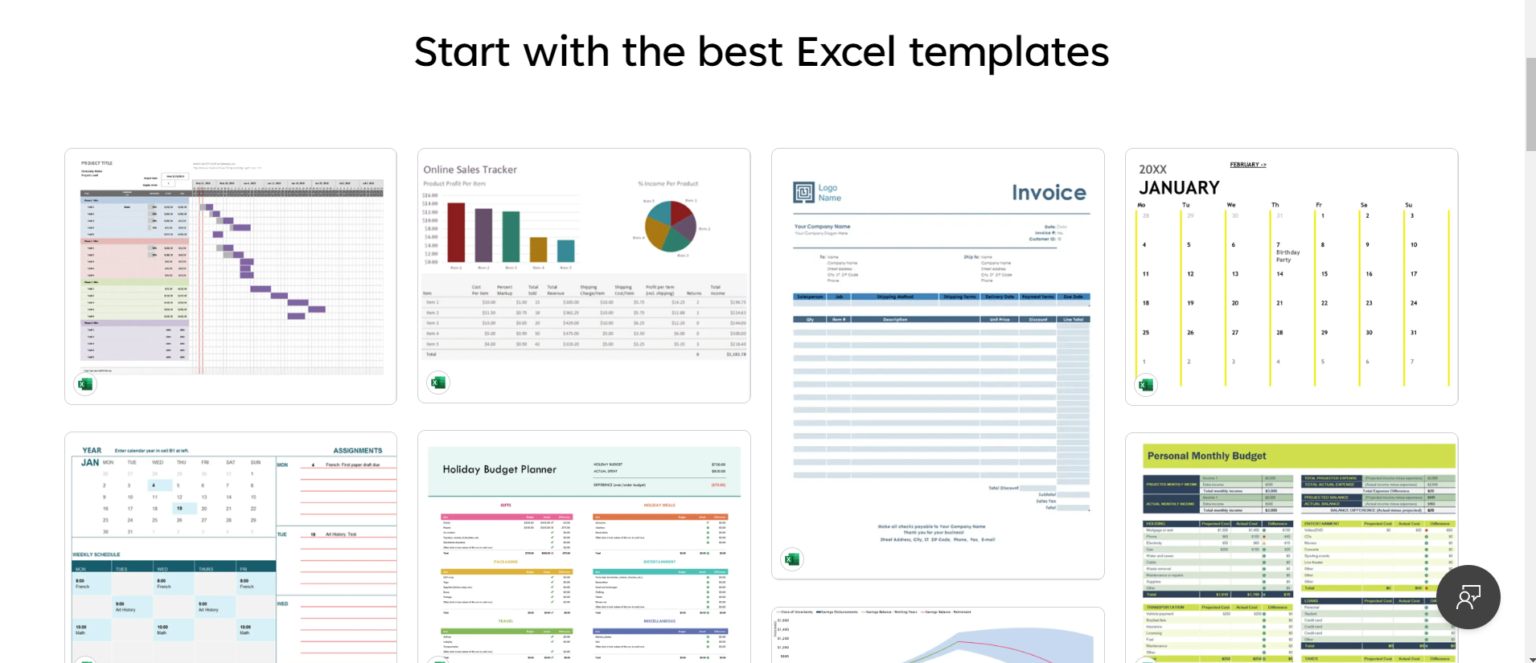 100+ Free Excel Templates: A Productivity Booster - techtalksranjan.com